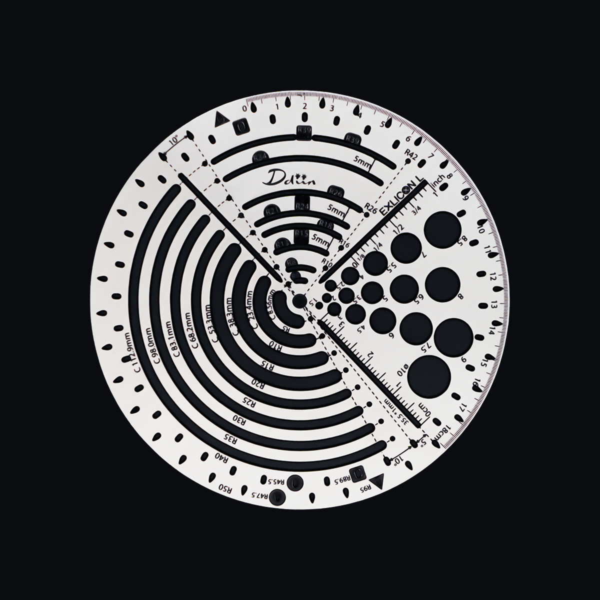 Exlicon L Golden Ratio Tool Set: Circle Tool - Artists' Golden Ratio ...
