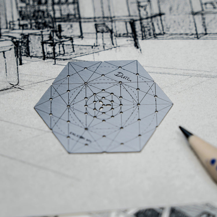 Stainless Steel and Brass Designer Disc/ Drawing kit – ddiin