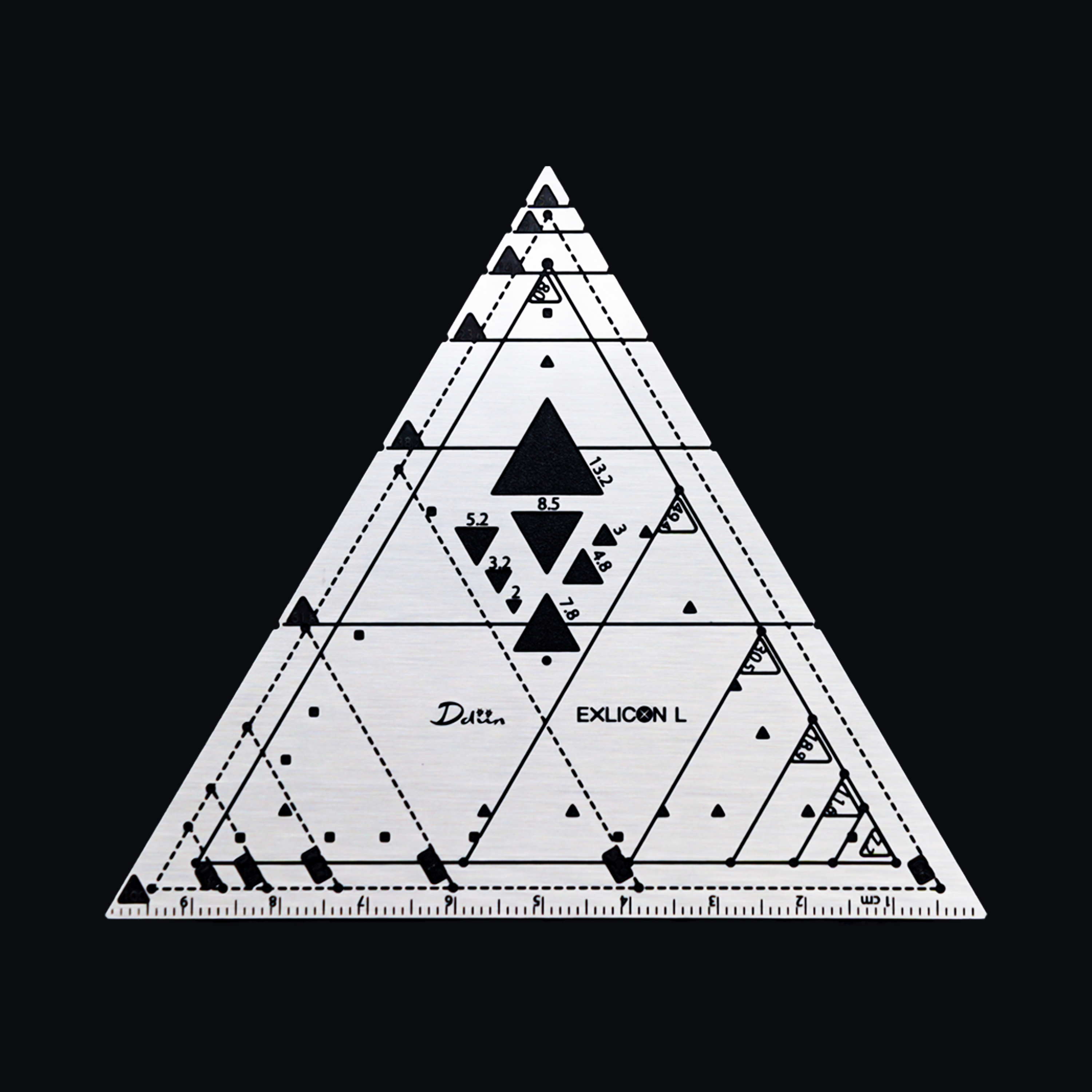 Exlicon L Golden Ratio Tool Set: Triangle Tool - Designers' Handy ...