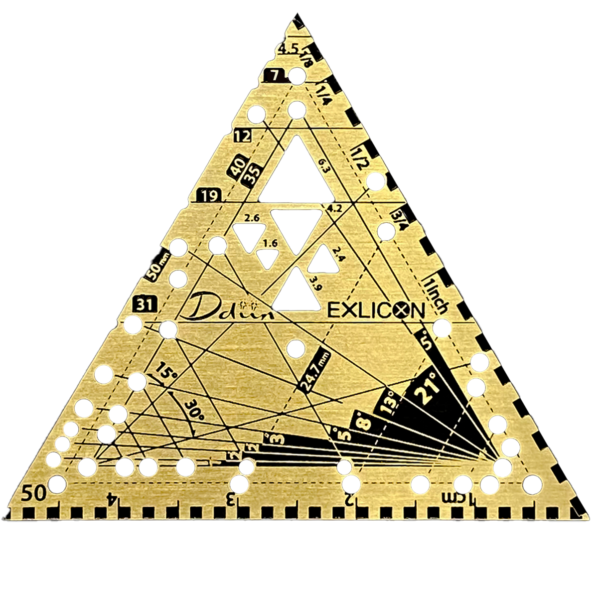 Mini Small Triangle Disc (Brass) – ddiin